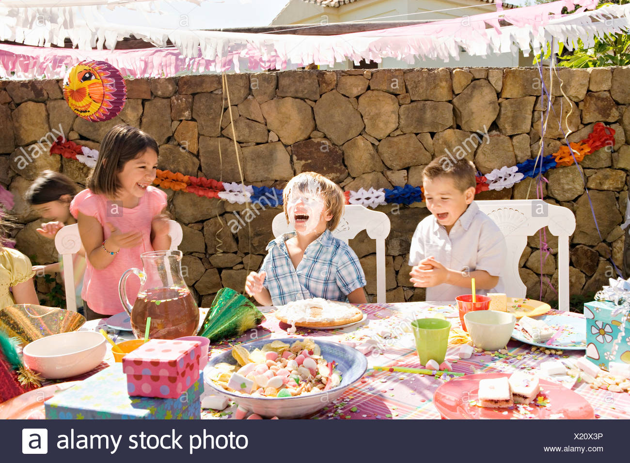 Pie In Face Stock Photos & Pie In Face Stock Images - Alamy