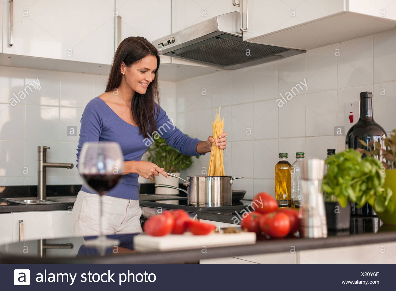 Cooking In Kitchen High Resolution Stock Photography and Images - Alamy