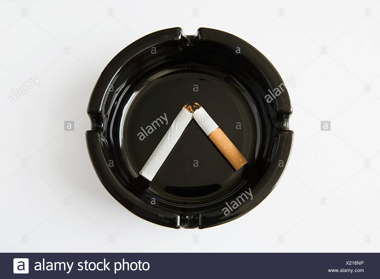 Broken Cigarette In Ashtray High Resolution Stock Photography and ...