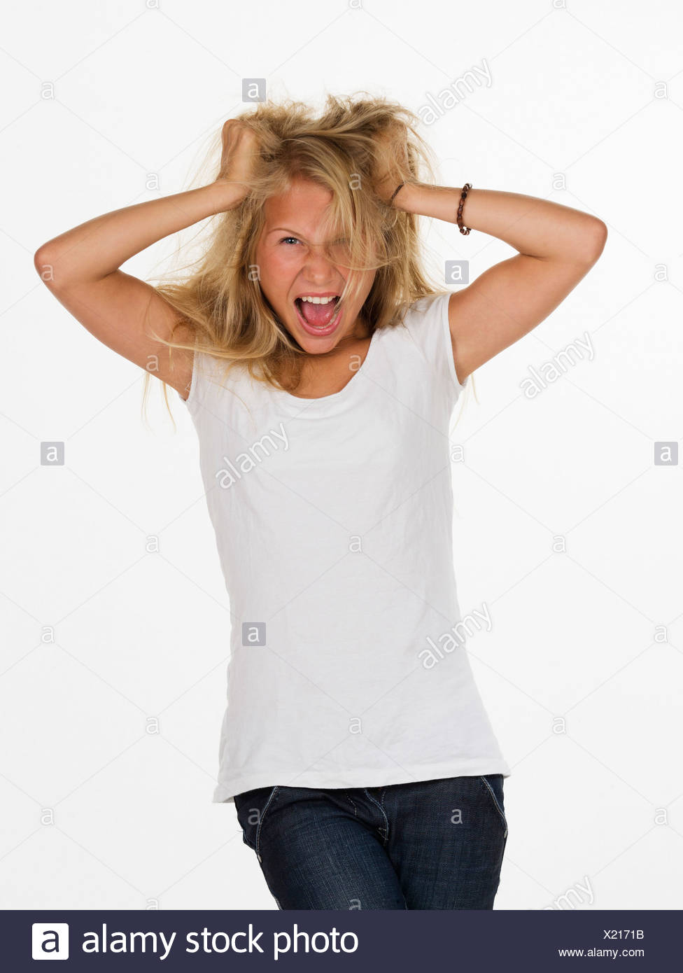 Tearing Your Hair Out High Resolution Stock Photography and Images - Alamy