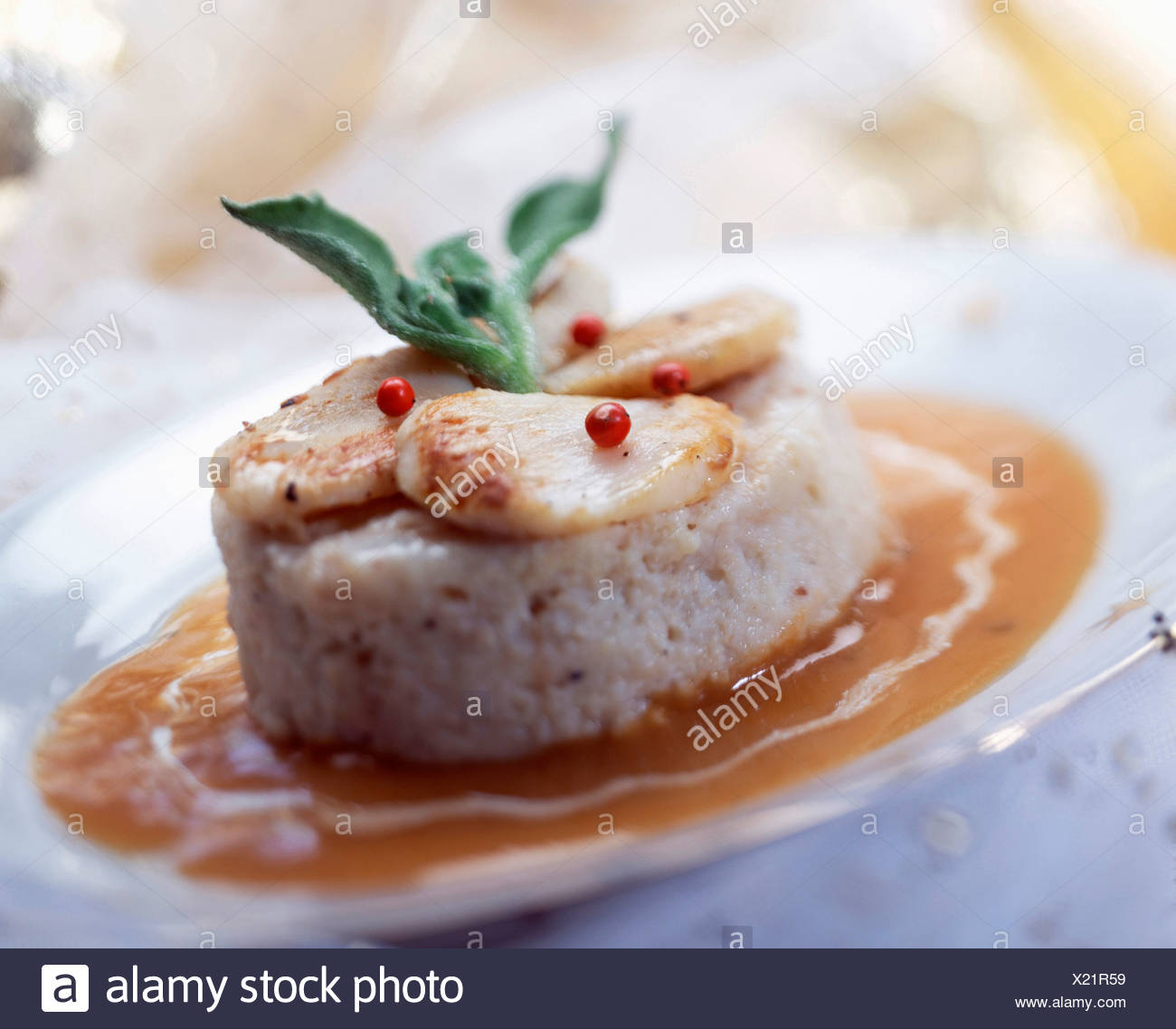 Seafood Timbale Stock Photos & Seafood Timbale Stock Images - Alamy