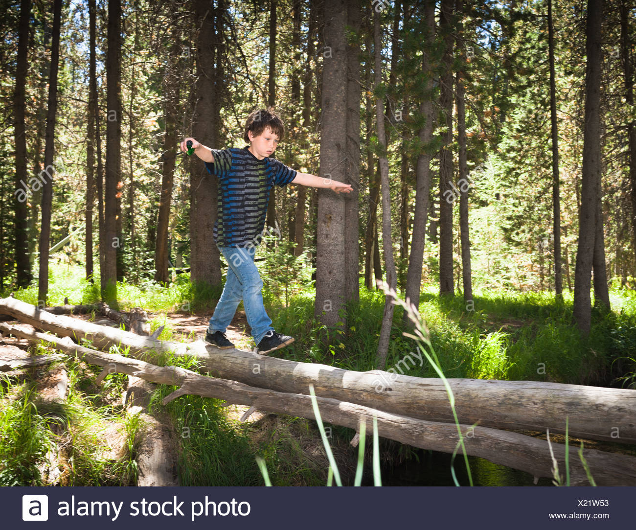 People Walking Across Bridge High Resolution Stock Photography and ...