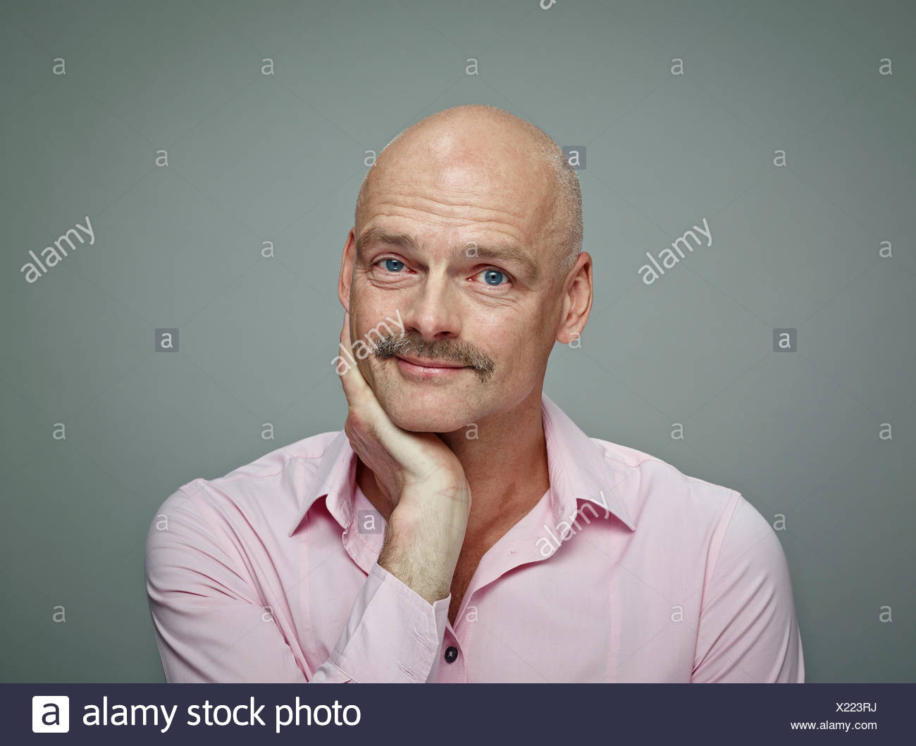 Bald Moustache High Resolution Stock Photography and Images - Alamy