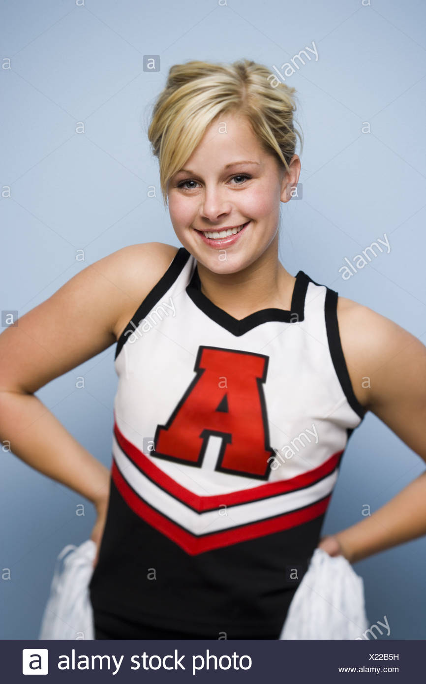 Girl Teen Cheerleader Portrait High Resolution Stock Photography and ...