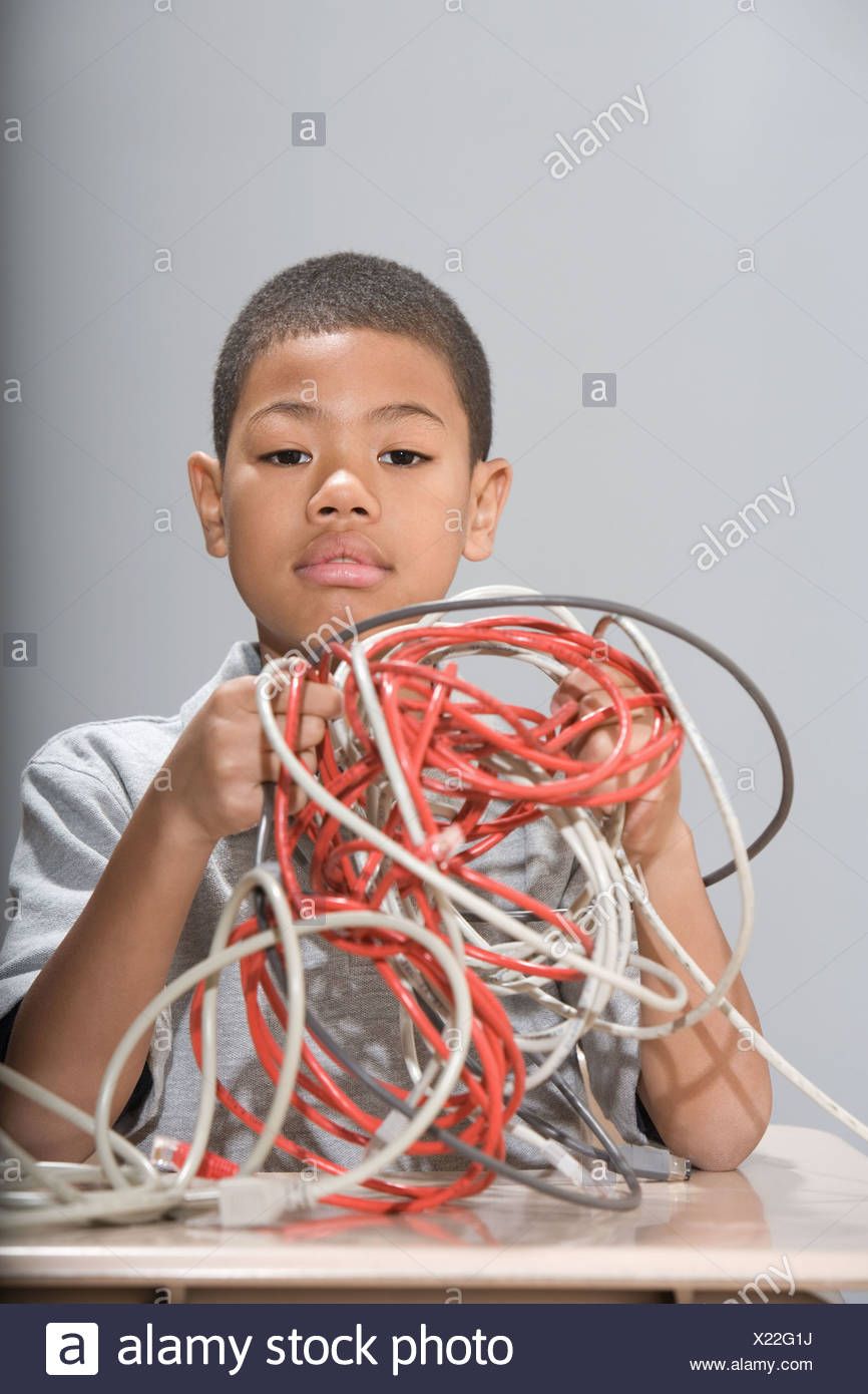 Tangled Up Electrical Cables High Resolution Stock Photography and ...