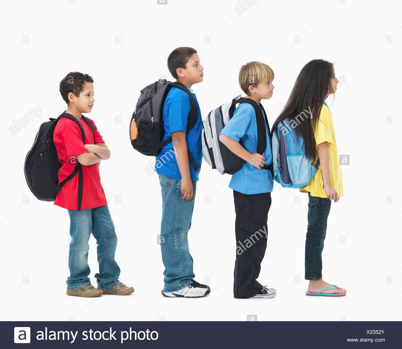 Children Wearing Backpacks High Resolution Stock Photography and Images ...