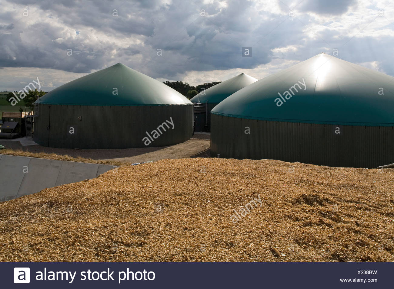 Biogas Plant And Silage High Resolution Stock Photography and Images ...