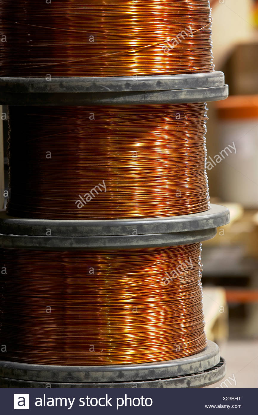 Spools Of Wire Stock Photos & Spools Of Wire Stock Images - Alamy