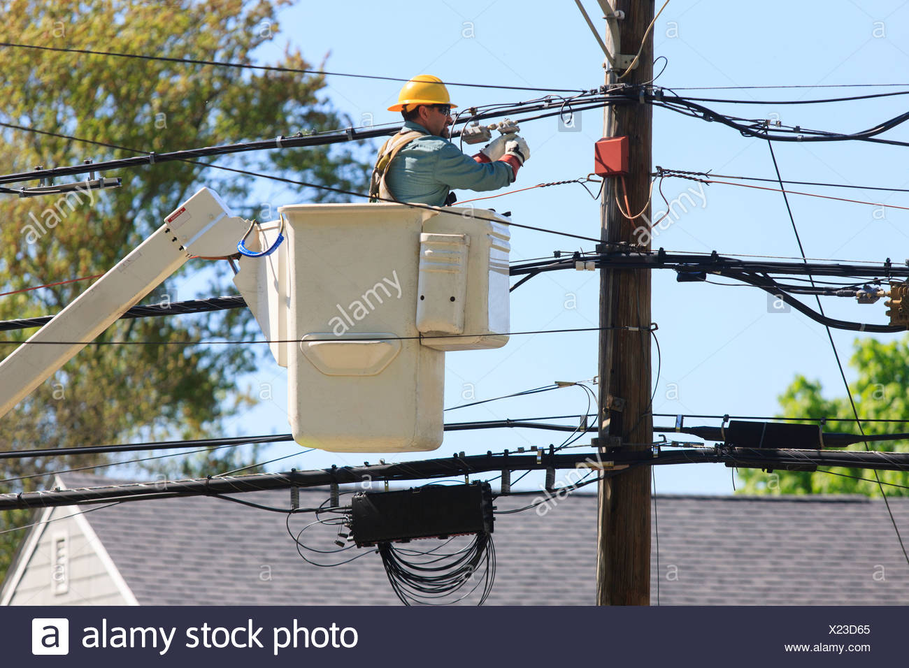 High Tension Power Lines Stock Photos & High Tension Power Lines Stock ...