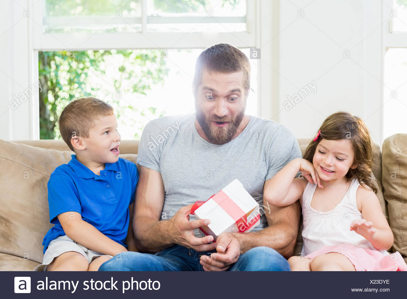 Child Receiving Gift High Resolution Stock Photography and Images - Alamy