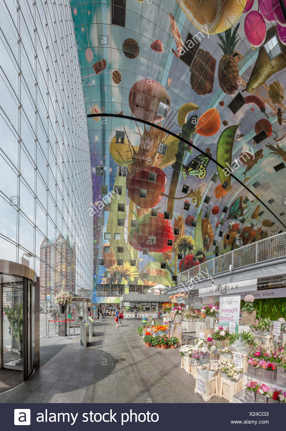 Rotterdam Market Hall Interior High Resolution Stock Photography and ...