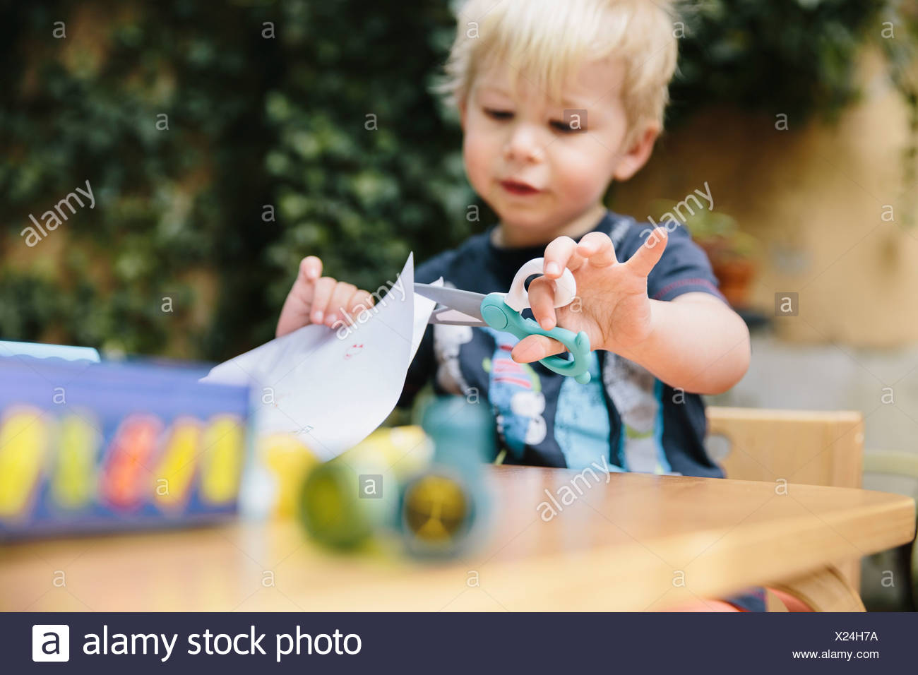 Boy Cutting His Hand High Resolution Stock Photography and Images - Alamy