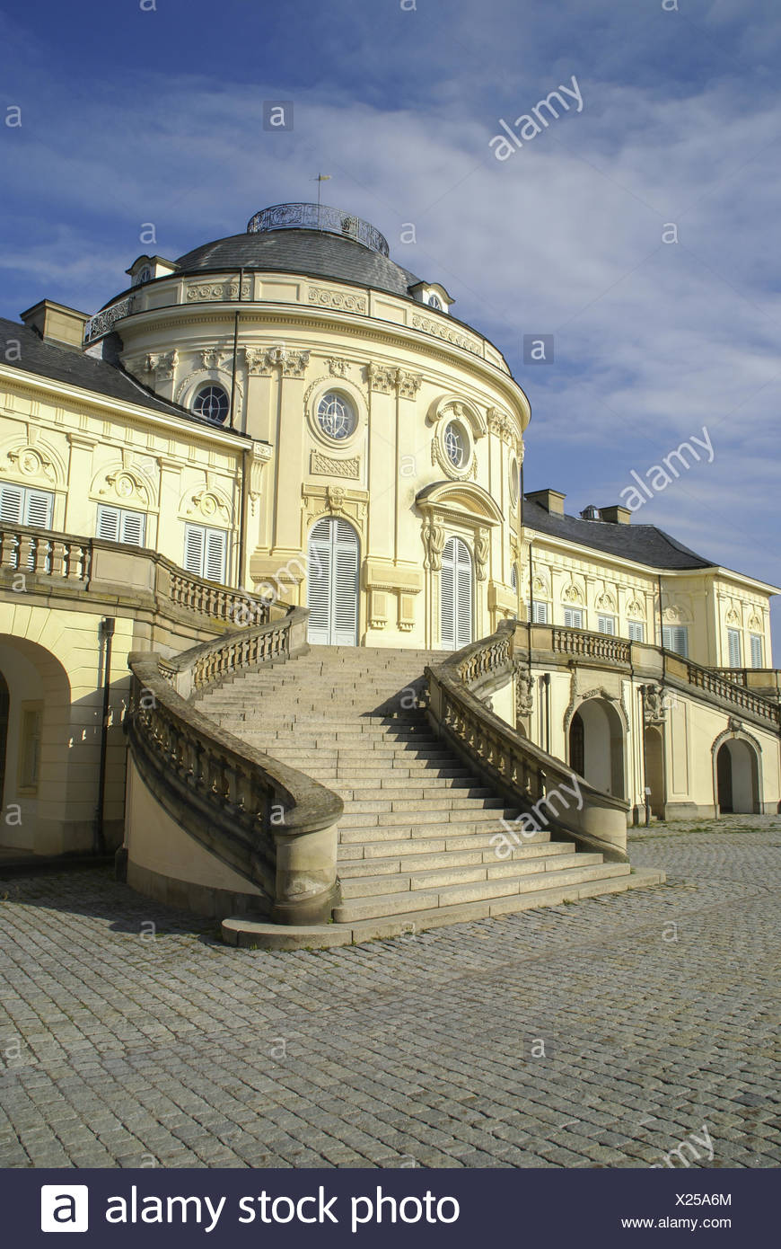 Schloss Solitude Castle Stuttgart Baden Wuerttemberg High Resolution ...