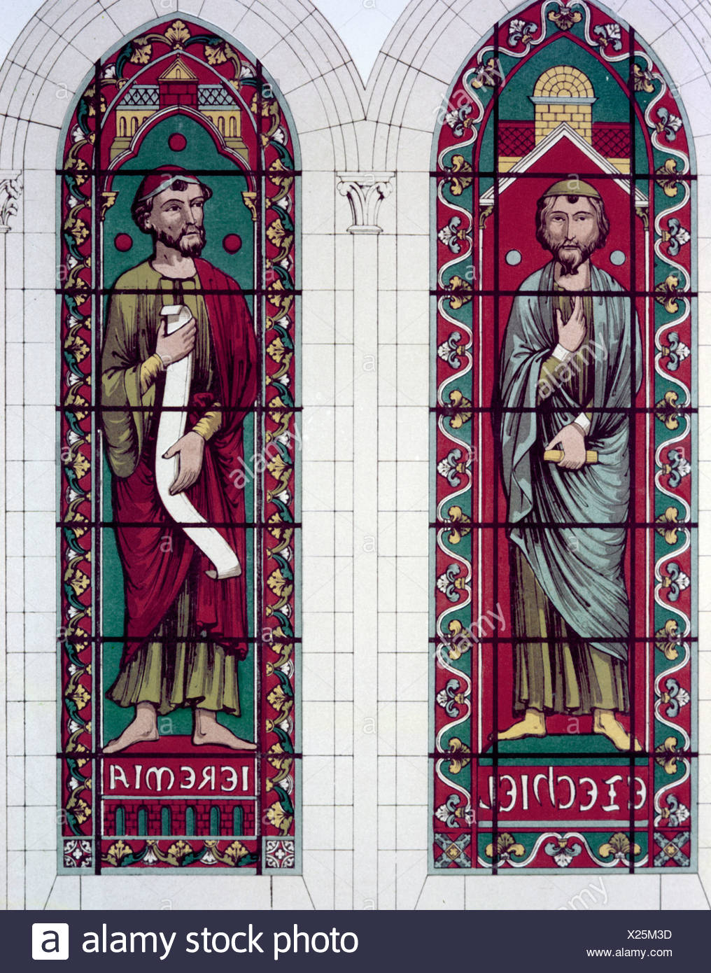 Old Testament Stained Glass High Resolution Stock Photography and ...