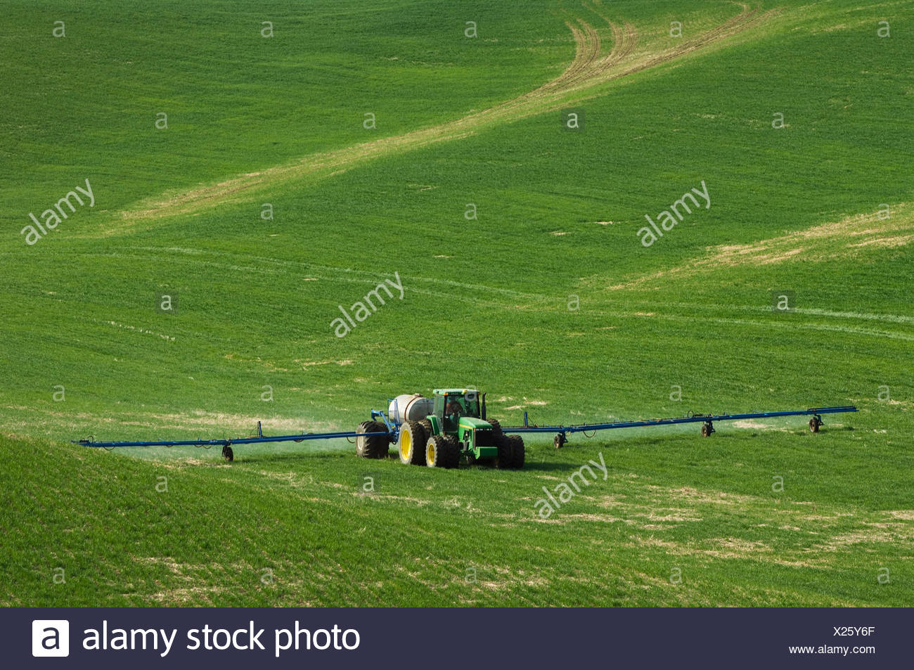Spraying Wheat High Resolution Stock Photography and Images - Alamy