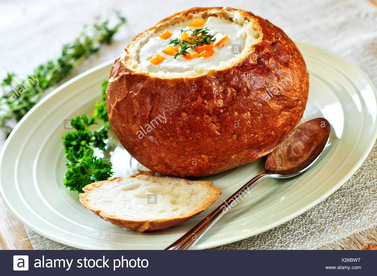Trencher Bread Stock Photos & Trencher Bread Stock Images - Alamy