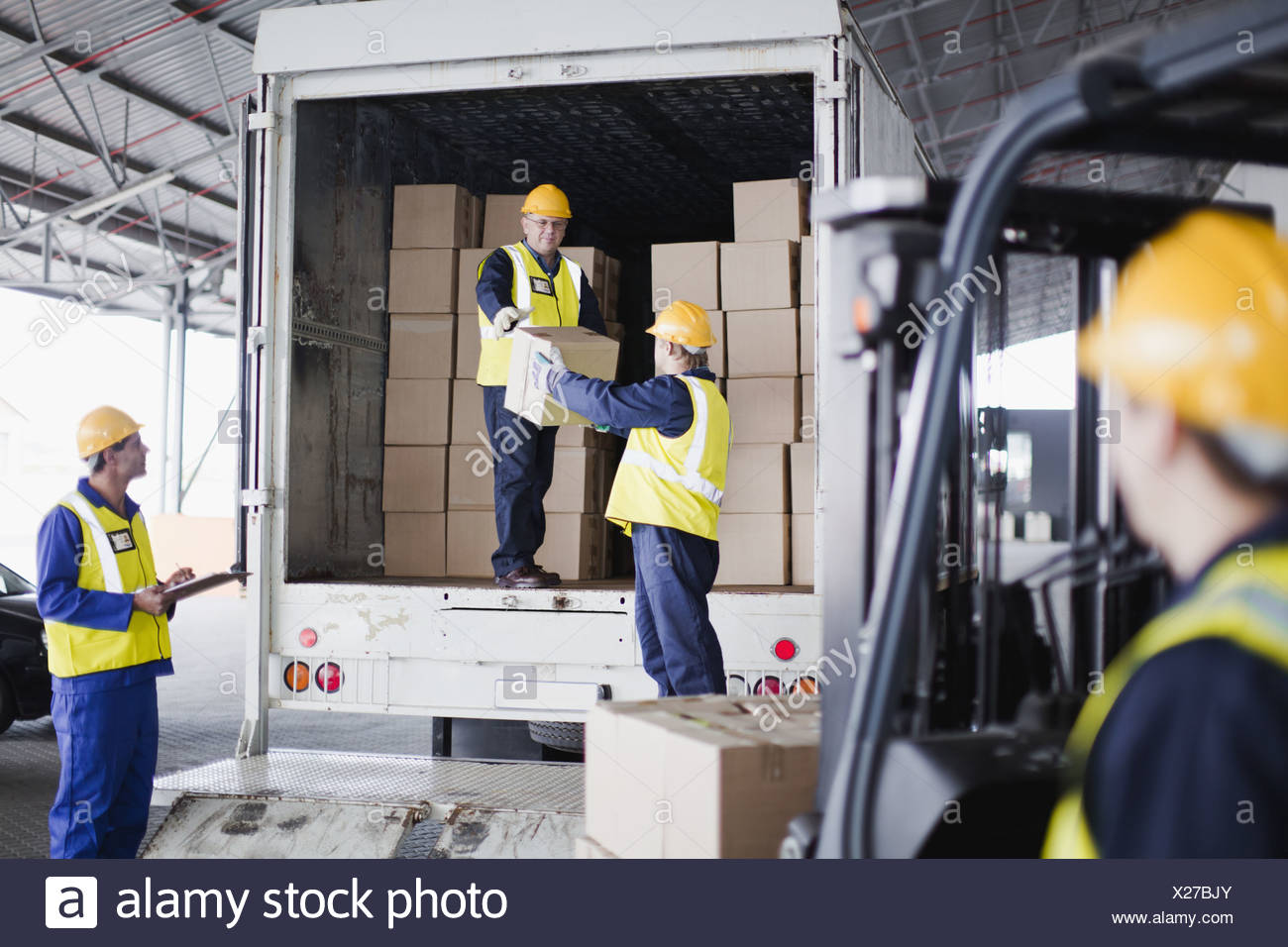 Delivery Man Truck High Resolution Stock Photography and Images - Alamy