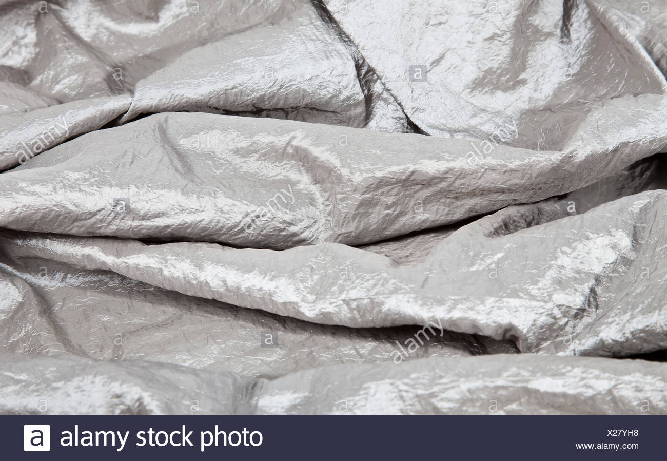 Silver Fabric High Resolution Stock Photography and Images - Alamy