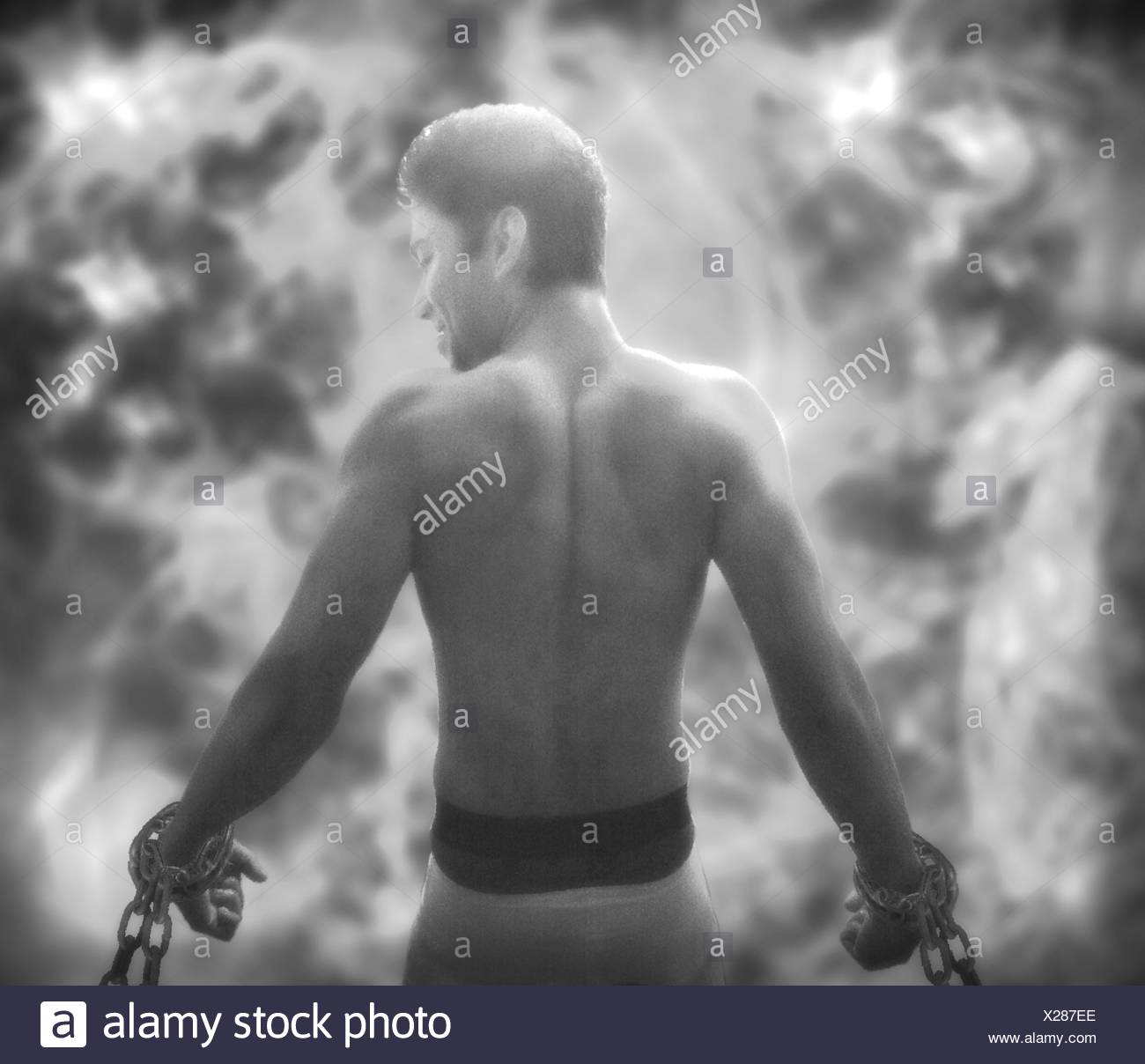 Chained Man High Resolution Stock Photography and Images - Alamy