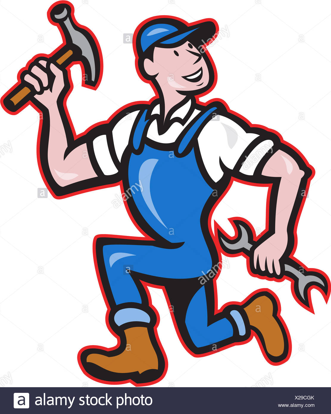 Cartoon Hammer High Resolution Stock Photography and Images - Alamy