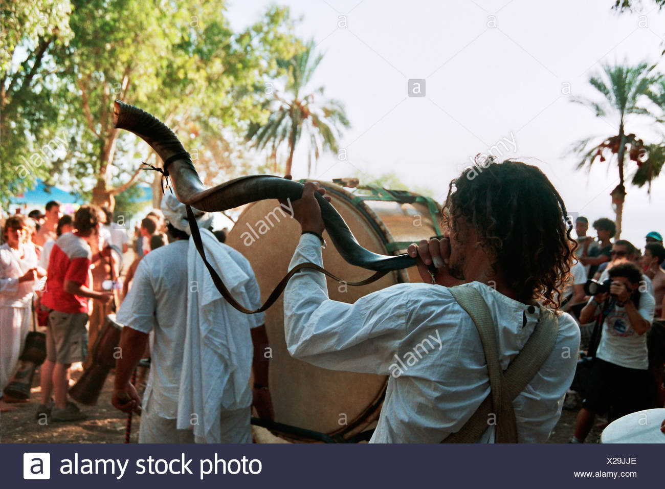 Blowing The Shofar High Resolution Stock Photography and Images - Alamy