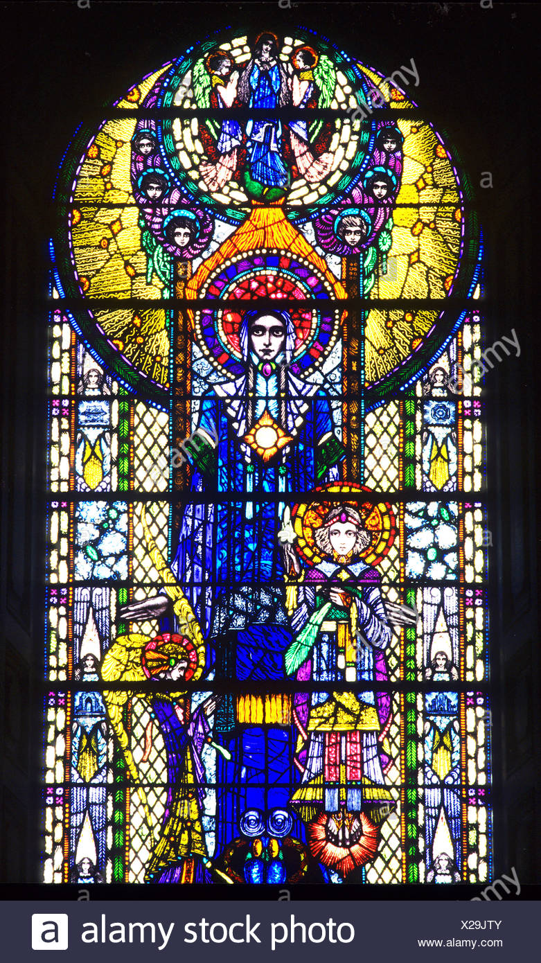 Stained Glass By Harry Clarke Stock Photos & Stained Glass By Harry ...