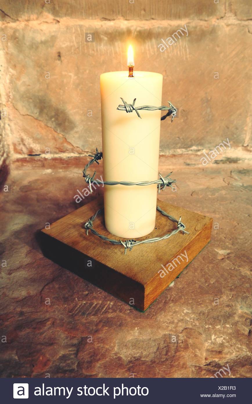 Candle Barbed Wire High Resolution Stock Photography and Images - Alamy