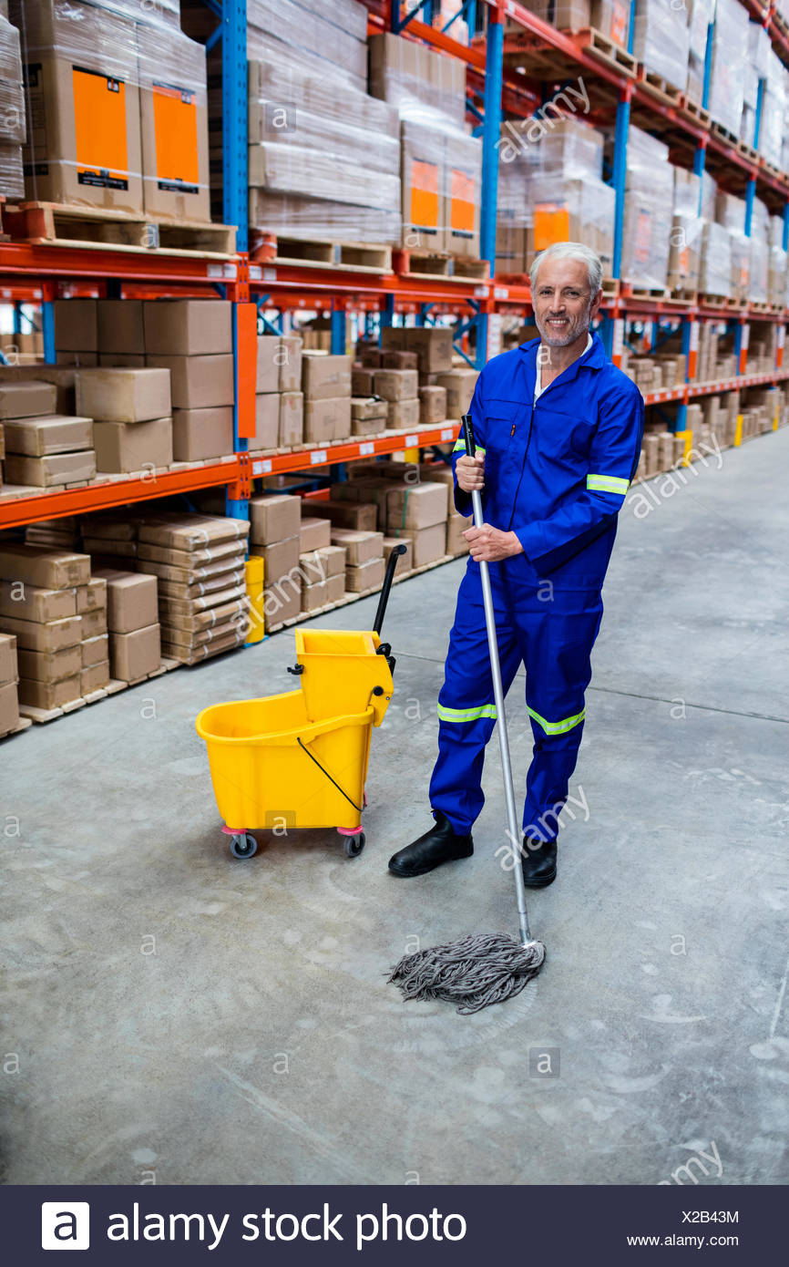 Mop And Bucket Man High Resolution Stock Photography and Images - Alamy