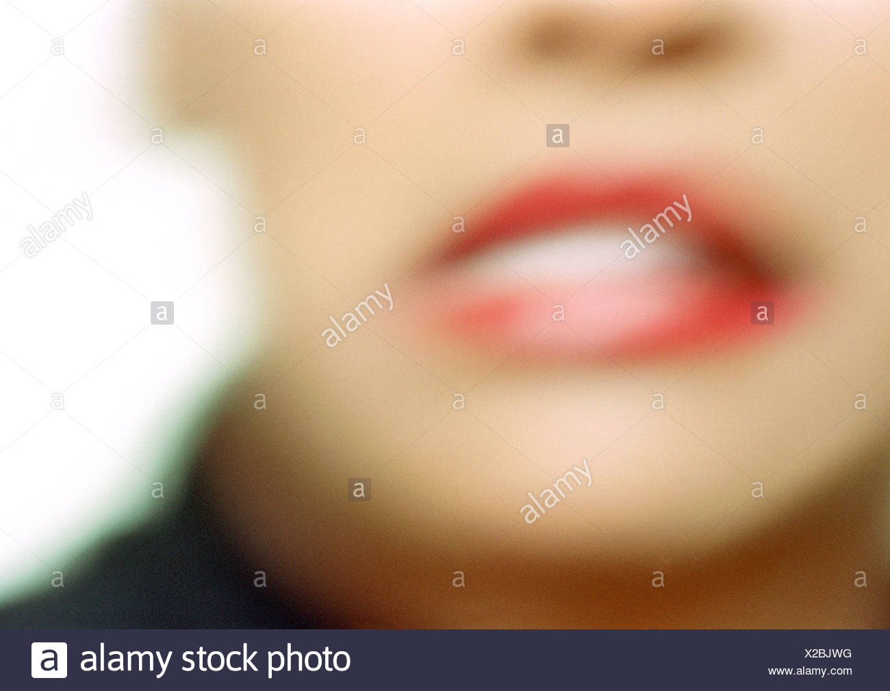 Parting Lips High Resolution Stock Photography and Images - Alamy