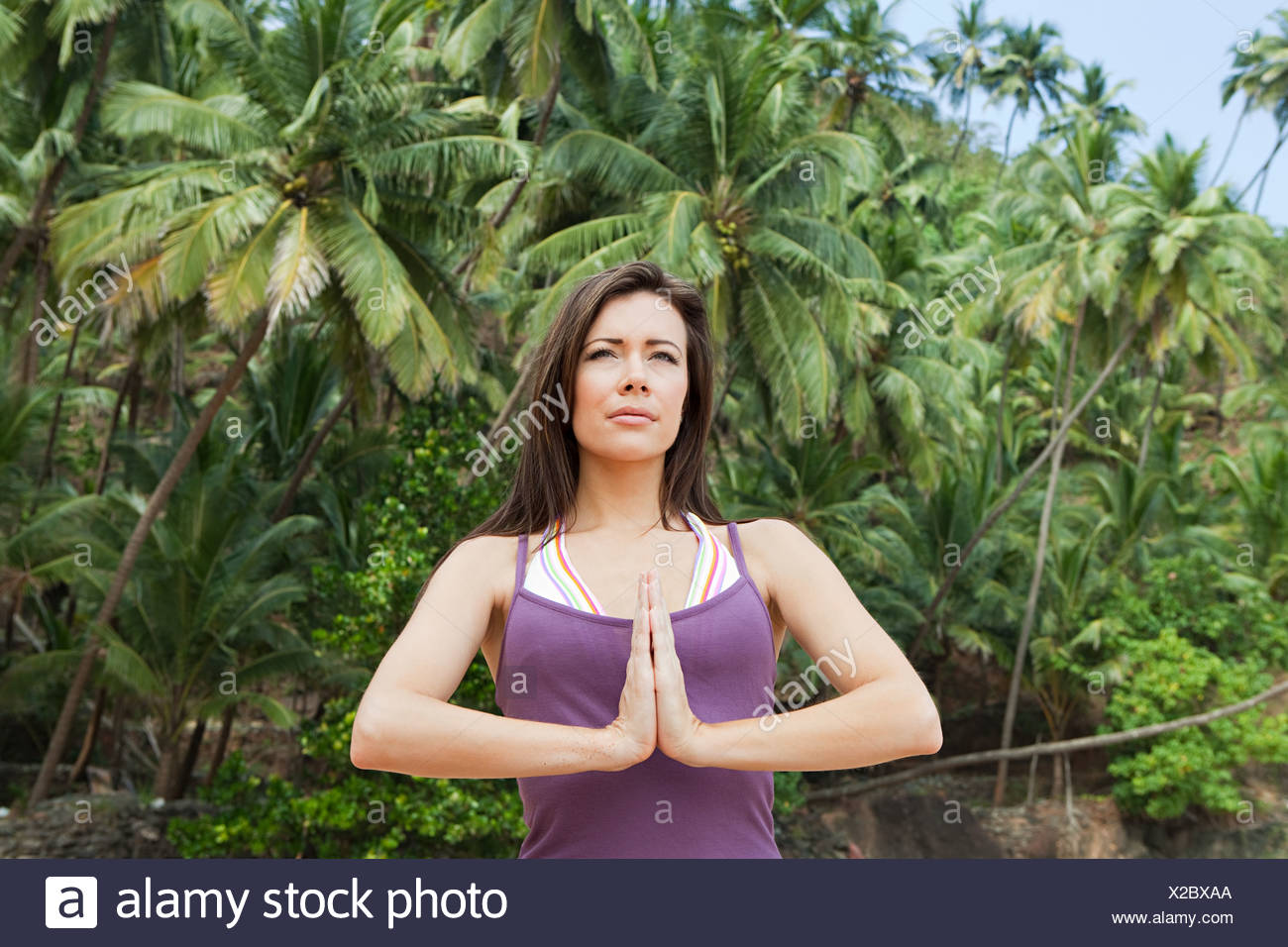 Prayer Pose High Resolution Stock Photography and Images - Alamy