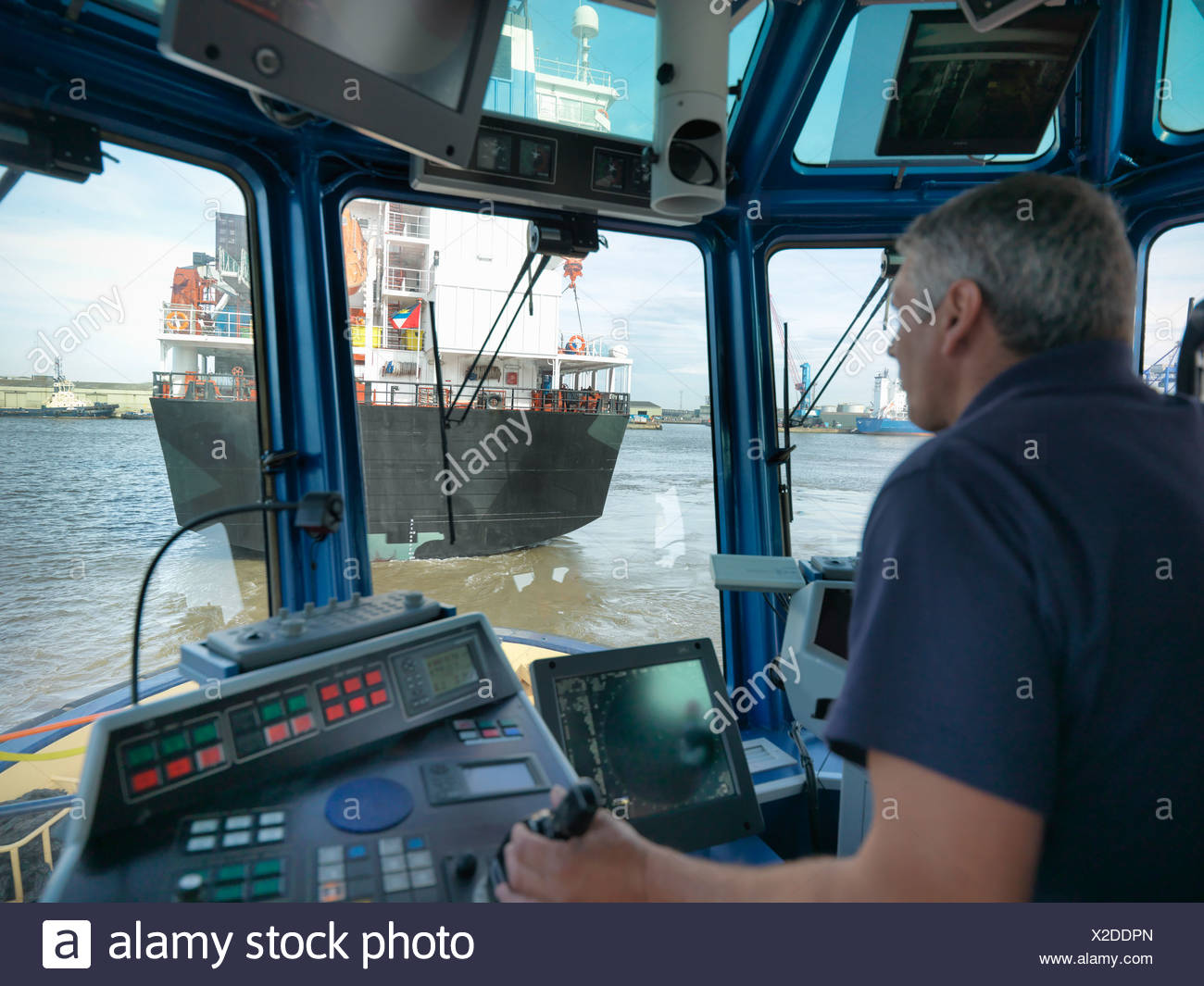 Grey Tugboat High Resolution Stock Photography and Images - Alamy