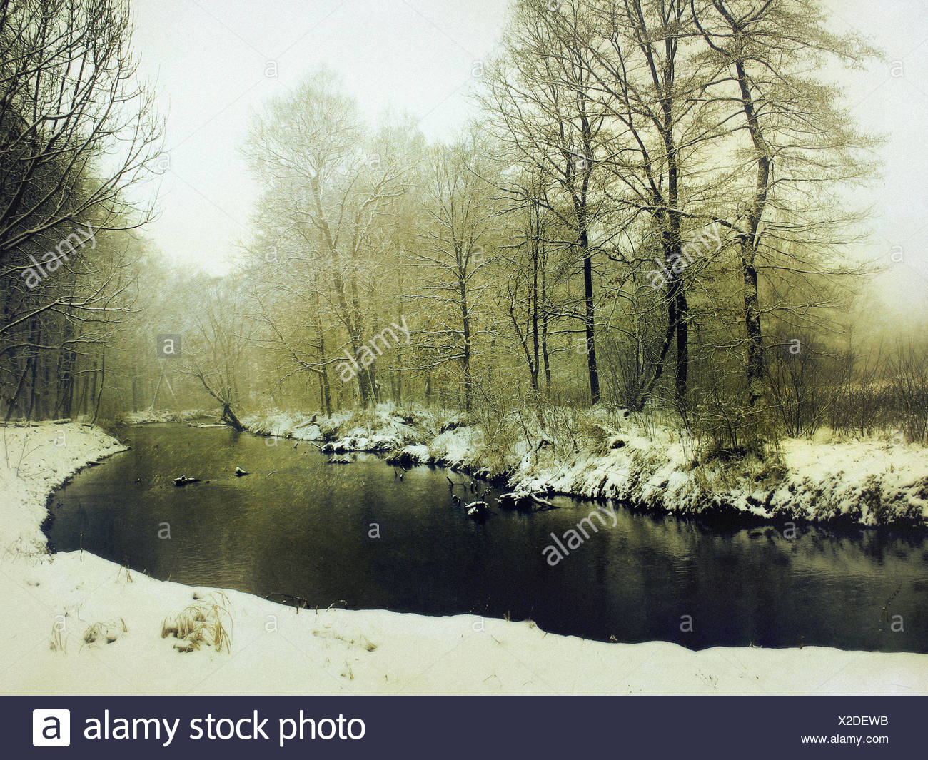 Bank See Snow High Resolution Stock Photography and Images - Alamy