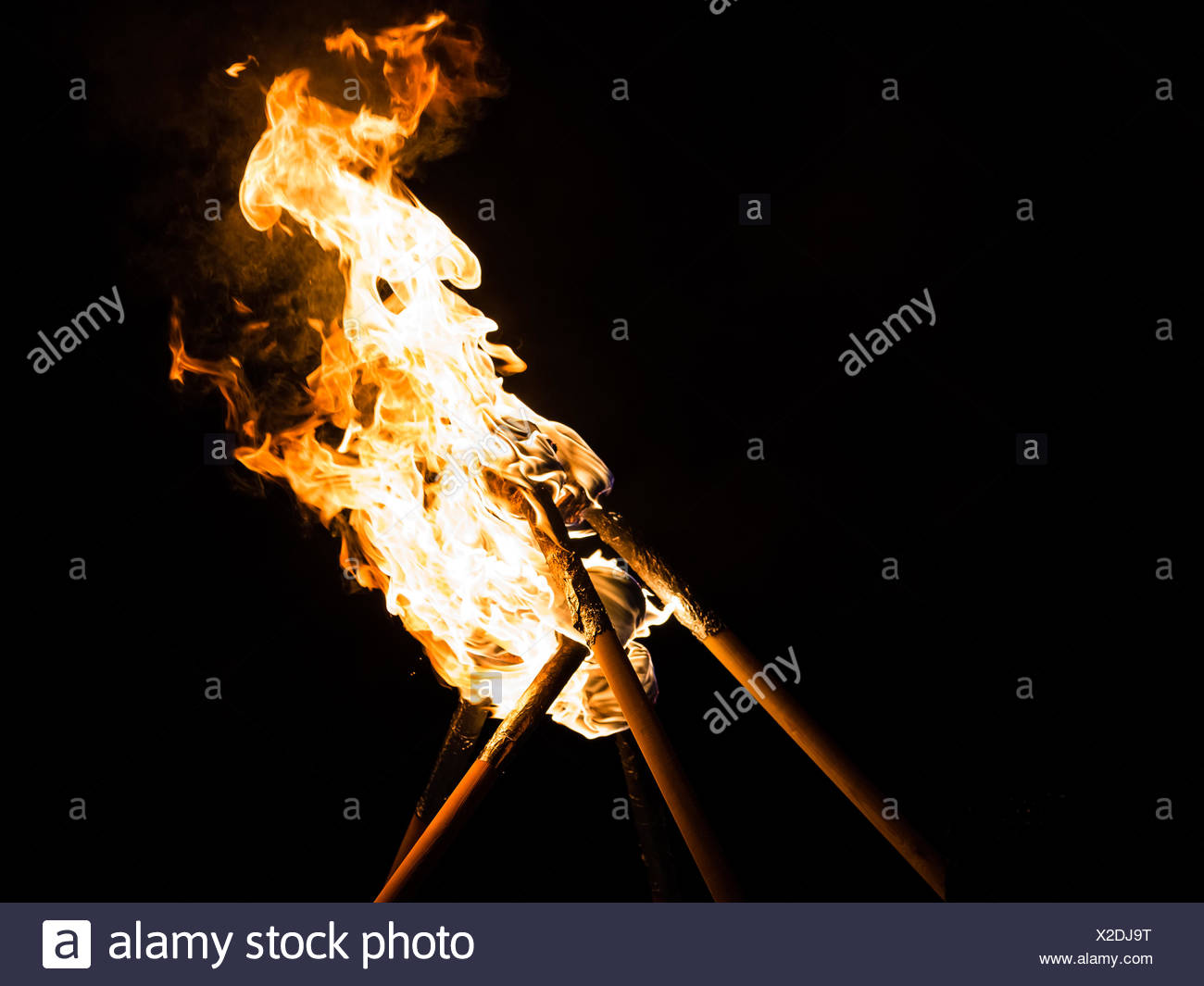 Flaming Torches High Resolution Stock Photography and Images - Alamy