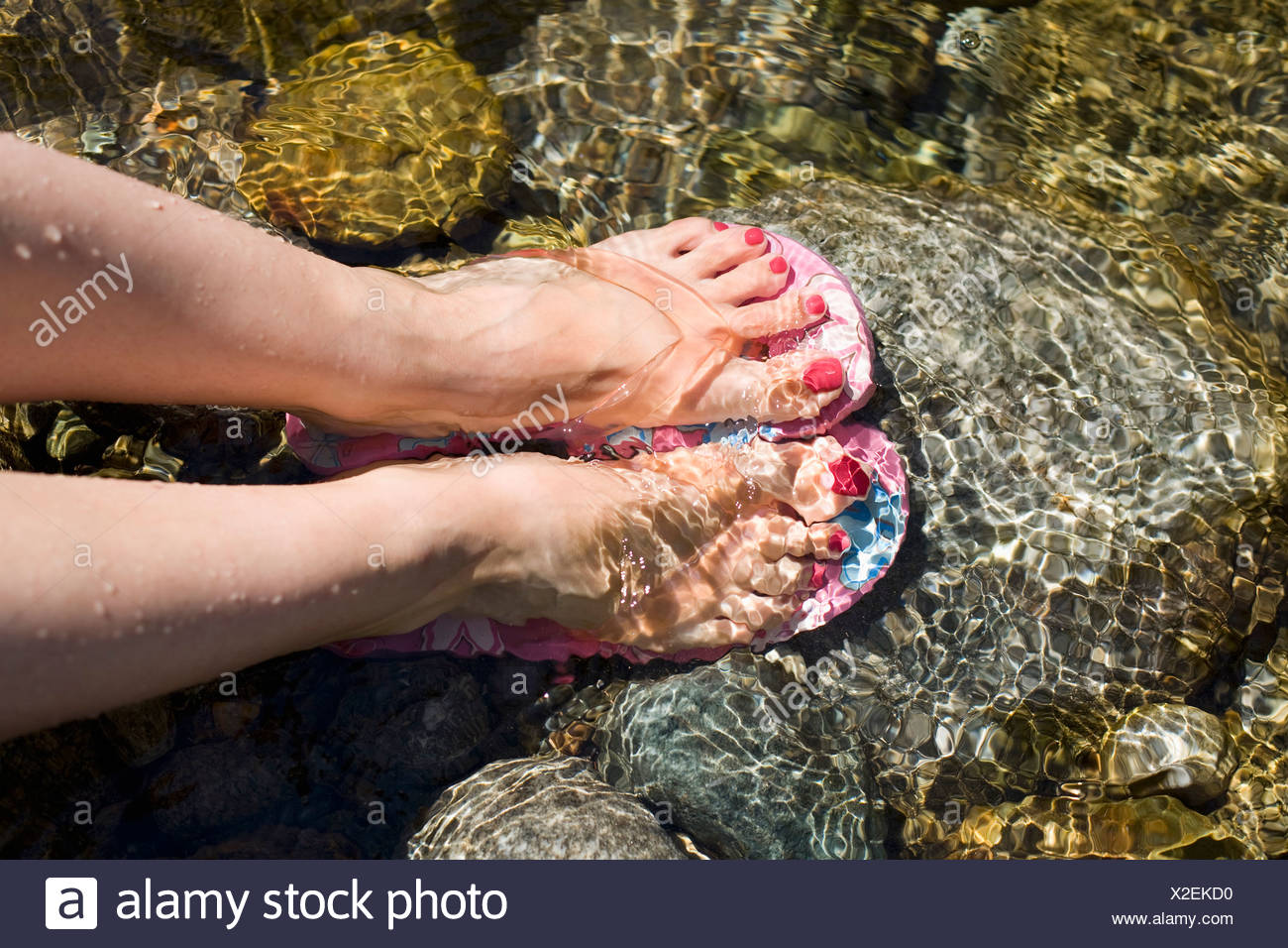 Feet In The Water High Resolution Stock Photography and Images - Alamy