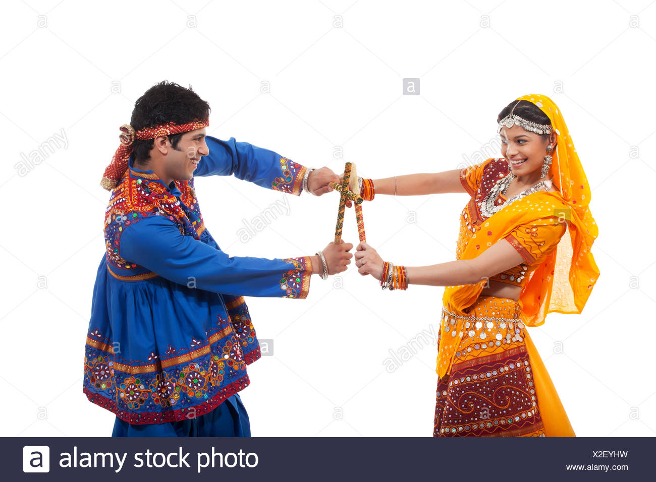 Dandiya Raas High Resolution Stock Photography and Images - Alamy