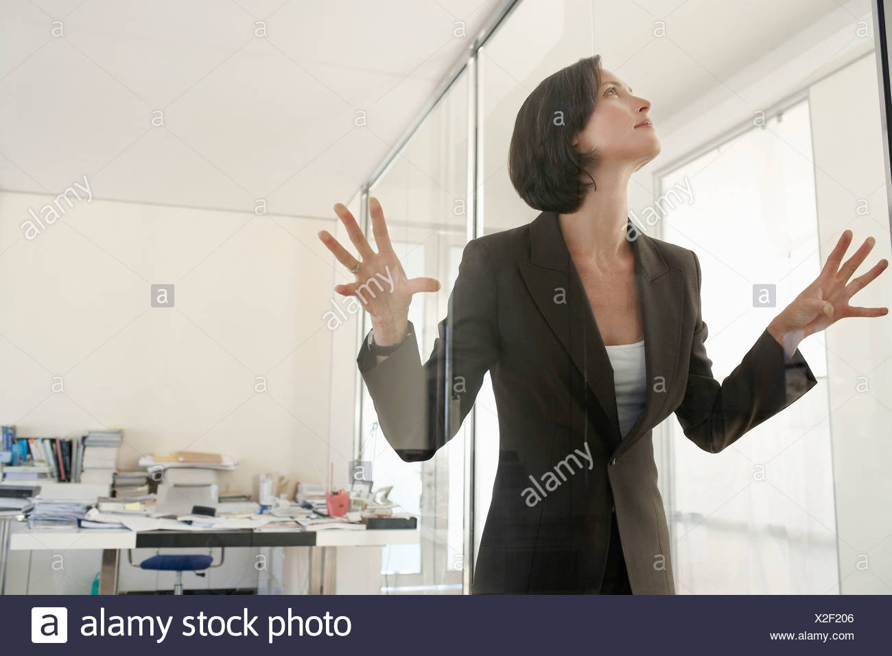 Pressing Against Glass High Resolution Stock Photography and Images - Alamy