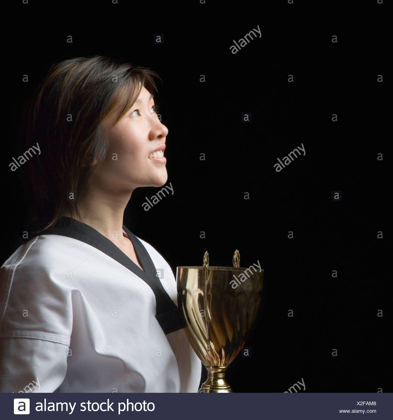 Black Holding Trophy High Resolution Stock Photography and Images - Alamy