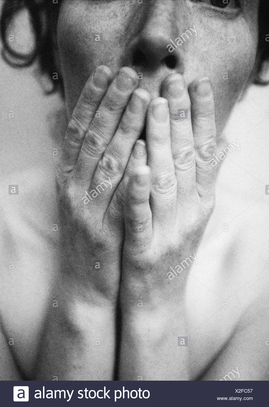 Hand Over Mouth Shock Stock Photos & Hand Over Mouth Shock Stock Images ...