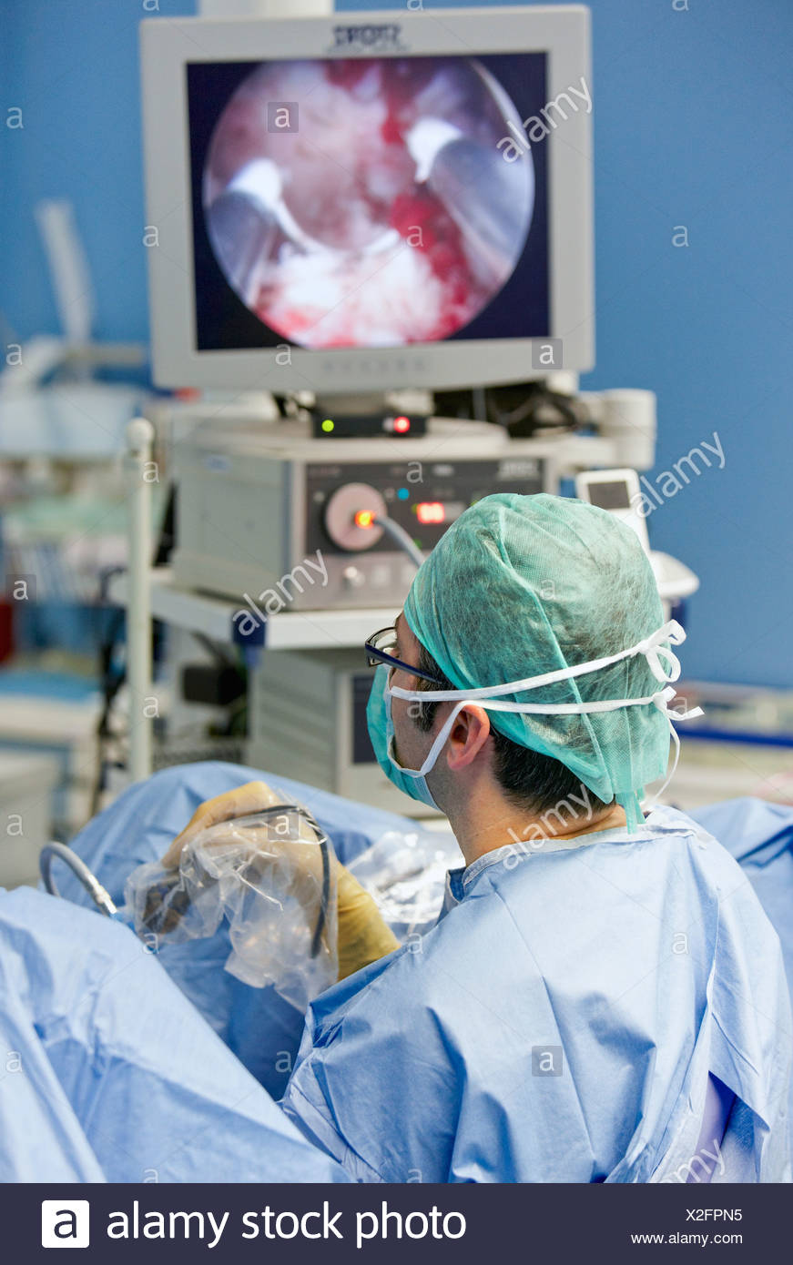 Prostate Surgery Bipolar Turp Transurethral High Resolution Stock ...