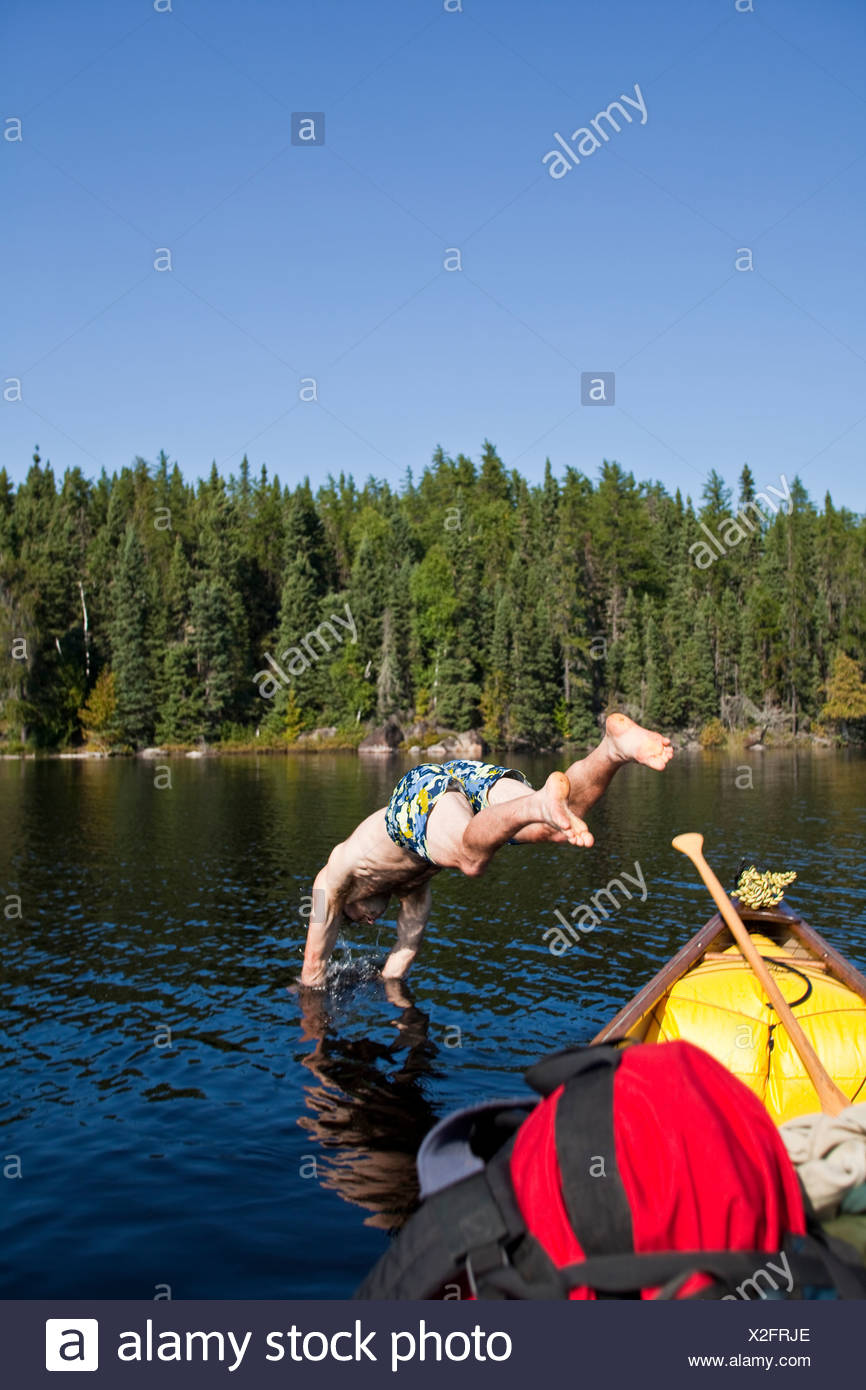 Man Diving Off Boat High Resolution Stock Photography and Images - Alamy