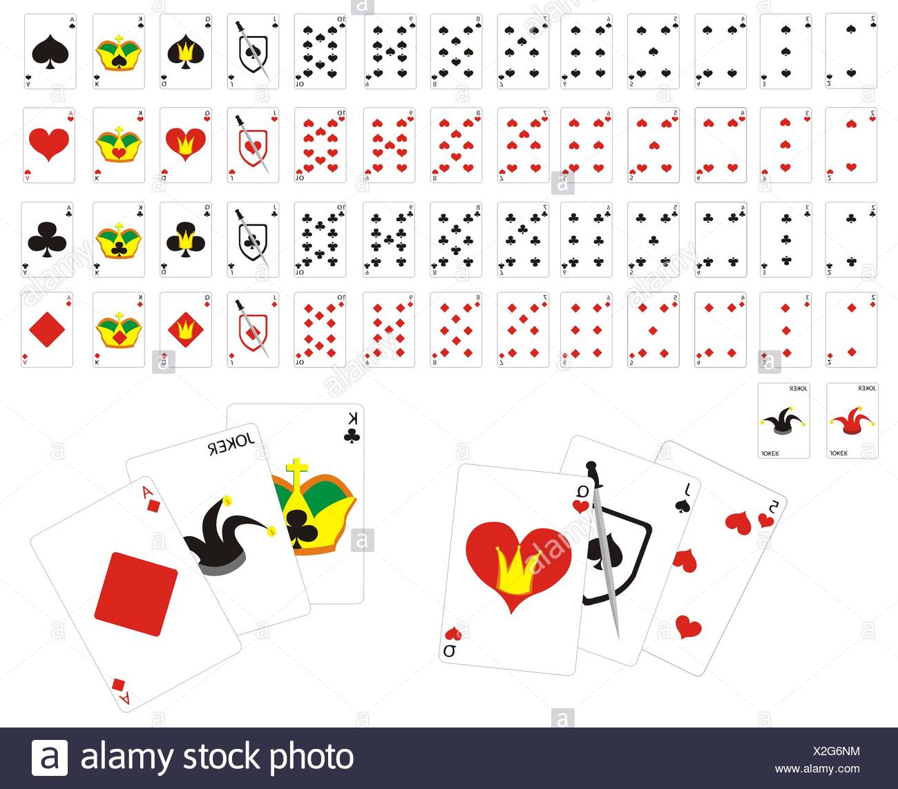 Full Deck Playing Cards High Resolution Stock Photography and Images ...