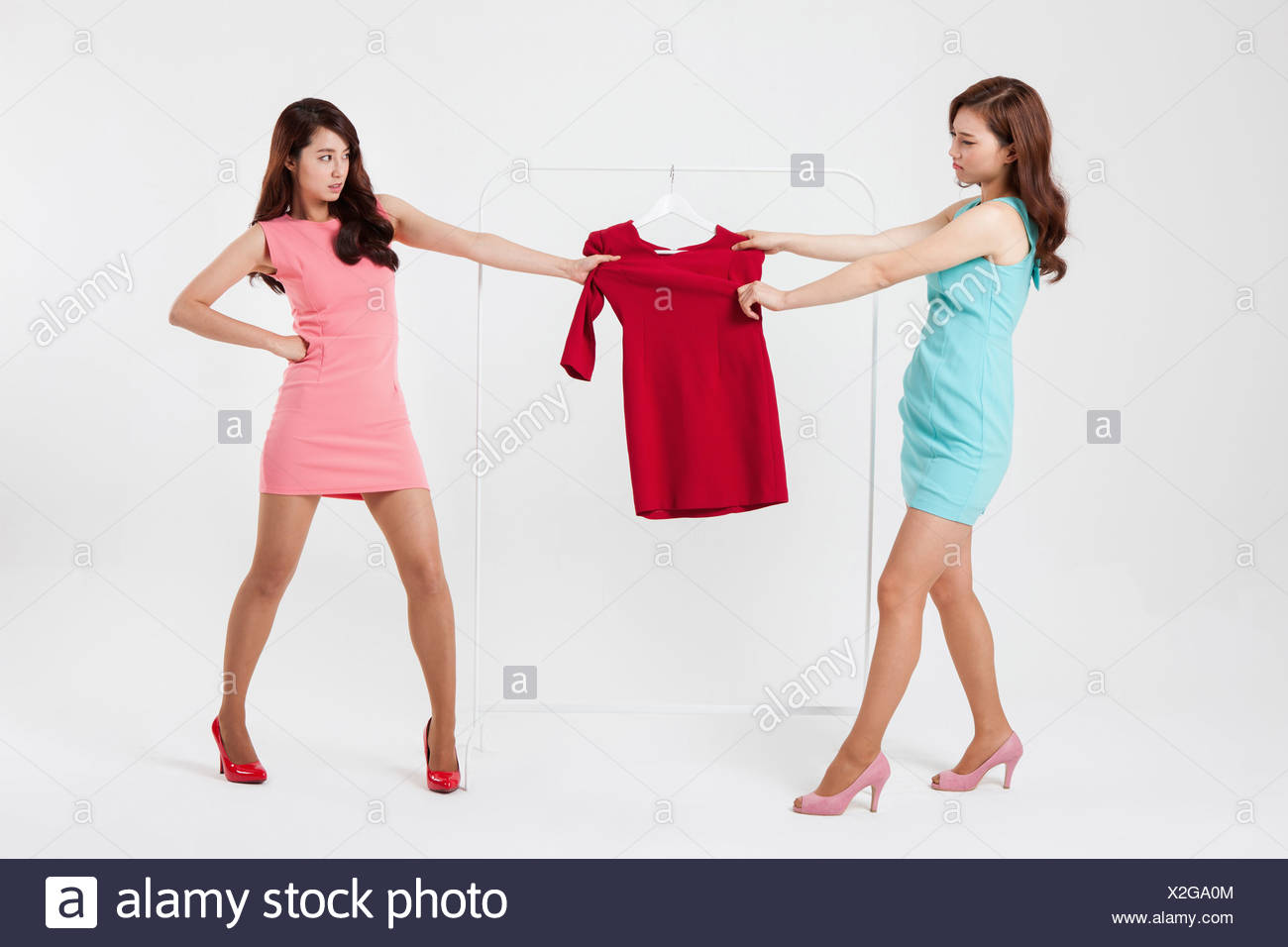 Shoe Women Fight Two High Resolution Stock Photography and Images - Alamy