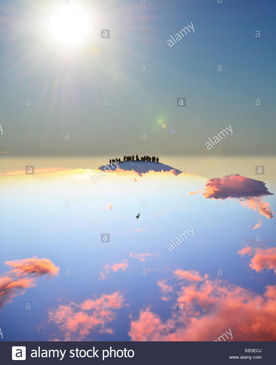 People Falling From The Sky High Resolution Stock Photography and ...