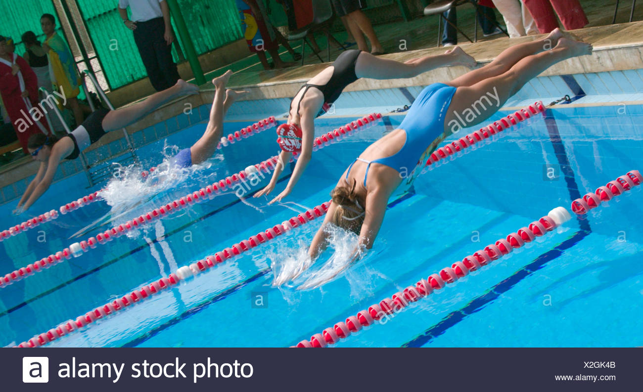 Diving Competition Girls Stock Photos & Diving Competition Girls Stock ...