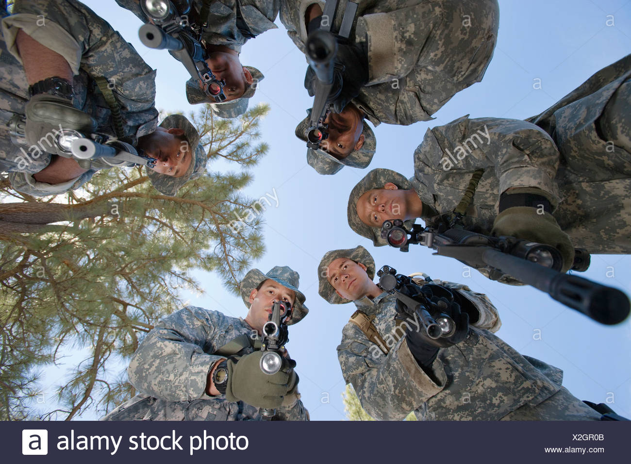 Low Angle Portrait Armed Soldier High Resolution Stock Photography and ...