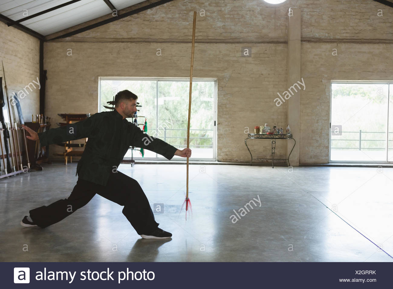 Kung Fu Stick Fighter High Resolution Stock Photography and Images - Alamy