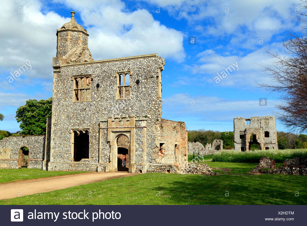 Norfolk England Uk English Castles Stock Photos & Norfolk England Uk ...