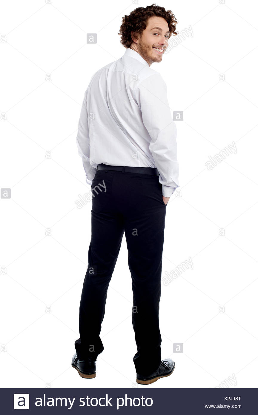 Back Pose Smart Young Guy High Resolution Stock Photography and Images ...