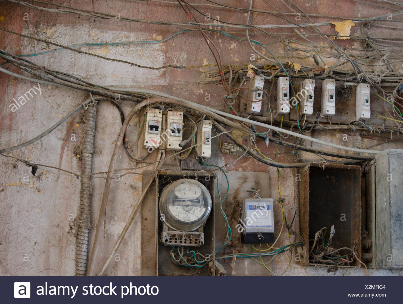 Electrical Wiring Mess High Resolution Stock Photography and Images - Alamy