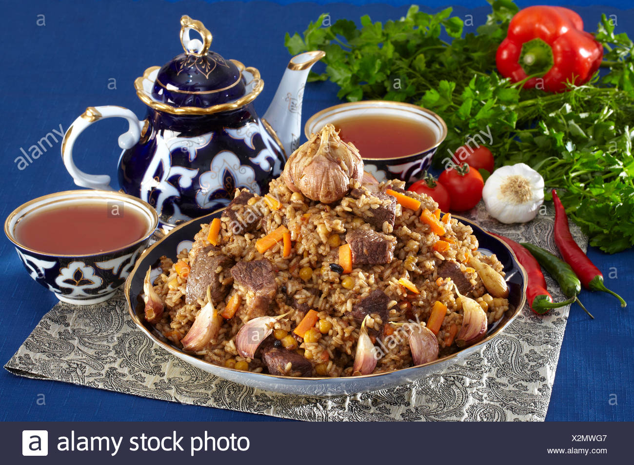Uzbekistan Pilaf Stock Photos & Uzbekistan Pilaf Stock Images - Alamy